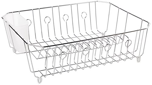 Rubbermaid Dish Drainer, Chrome (13.8"X17.6"X5.9")