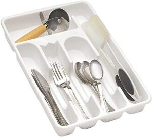 rubbermaid cutlery tray, small, white