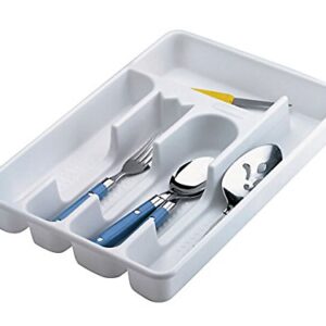 Rubbermaid Cutlery Tray, Small, White