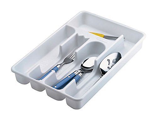 Rubbermaid Cutlery Tray, Small, White