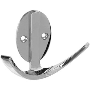 national hardware s807-065 v8010 modern double robe hooks in chrome, 3″