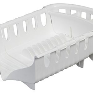 Creative Bath Expandable Dish Rack, Clear