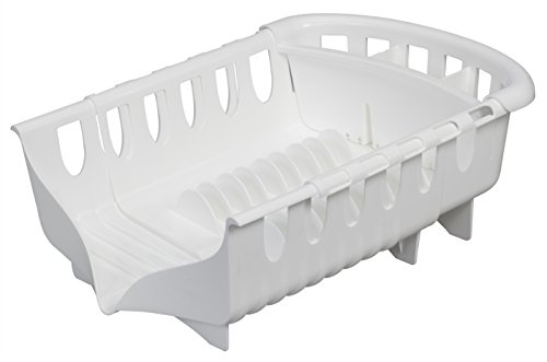 Creative Bath Expandable Dish Rack, Clear