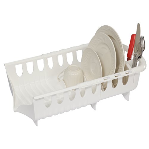 Creative Bath Expandable Dish Rack, Clear