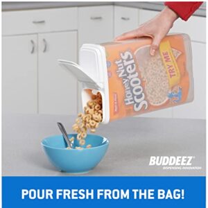 Buddeez Storage Container Cereal Dispenser, White