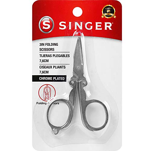 SINGER 00151 Folding Travel Scissors, 3-Inch