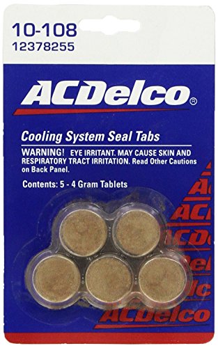 Genuine GM (12378255) Fluid 3634621 Cooling System Seal Tablet - 4 Grams, (Pack of 5)