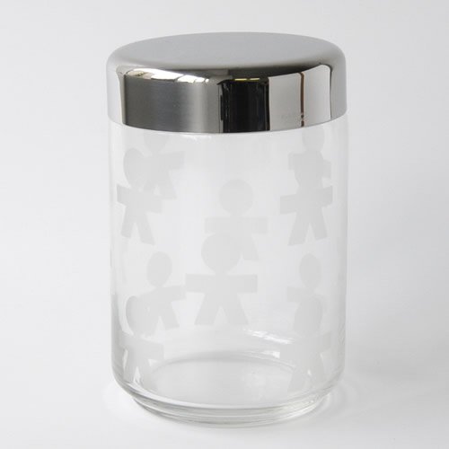 Alessi Girotondo Jar, Silver