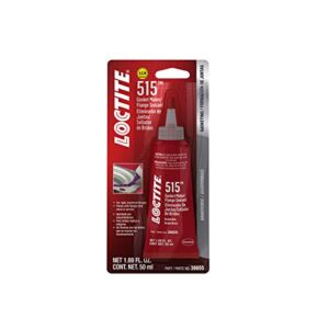 loctite 515 gasket maker & flange sealant for automotive: high temp, medium-strength, anaerobic | purple, 50ml (pn: 555352)