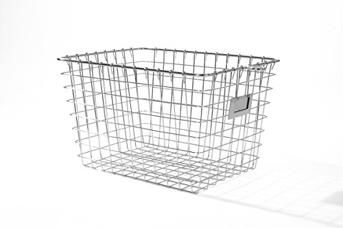 Spectrum Diversified Wire Storage Basket Small, Chrome, Pack of 1