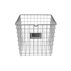 Spectrum Diversified Wire Storage Basket Small, Chrome, Pack of 1