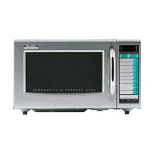 sharp medium-duty commercial microwave oven (15-0429) r-21lvf1 cubic feet