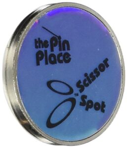 blue feather scissor spot/pin place magnetic holder-