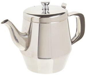 winco gooseneck teapot, 32-ounce,stainless steel,medium