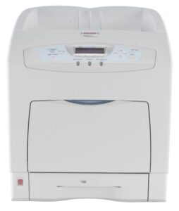 ricoh aficio sp c410dn color laser printer (white)