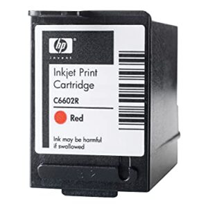 HP Red Reduced Height Original Ink Cartridge (C6602R)