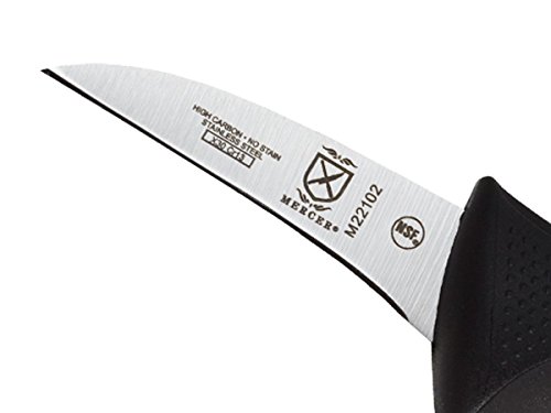 Mercer Culinary M22102 Millennia Black Handle, 2.5-Inch, Peeling/Tourne Knife