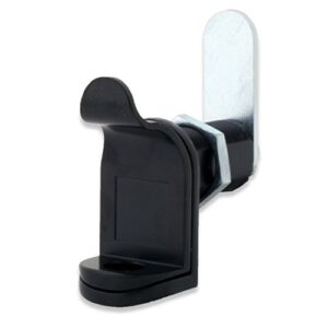 padlockable cam lock 7840-us19, matte black finish