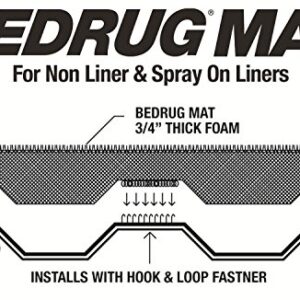 BedRug Classic Bed Mat | Black | BMT02SBS | Fits 2002 - 2018 Dodge Ram, 2019 - 2022 Ram (Classic Body style), 2003 - 2022 Ram 2500/3500 w/o Rambox