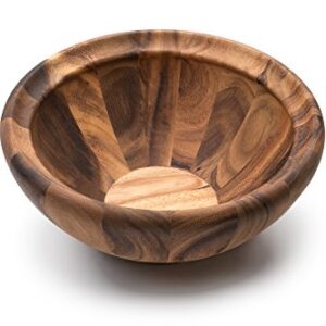 Ironwood Gourmet Large Salinas Standard Salad Bowl, Acacia Wood