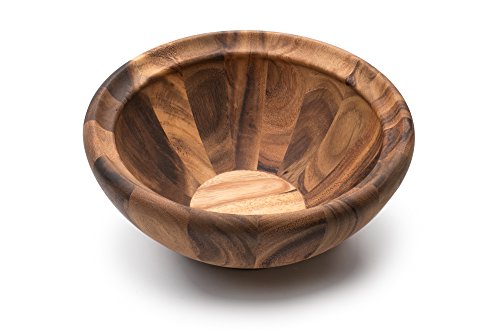 Ironwood Gourmet Large Salinas Standard Salad Bowl, Acacia Wood