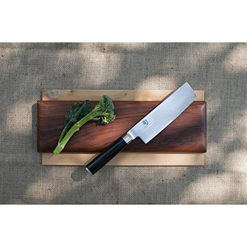 Shun Cutlery Classic Nakiri Knife 6.5", Ideal Chopping Knife for Vegetables and All-Purpose Chef Knife, Professional Nakiri Knife, Handcrafted Japanese Kitchen Knife