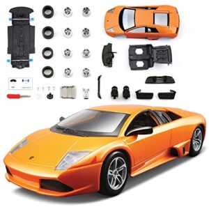 Maisto 1:24 Scale Assembly Line Lamborghini Murcilago LP 640 Diecast Model Kit (Colors May Vary)