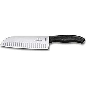 victorinox-swiss-army-cutlery fibrox pro santoku knife, granton edge, 7-inch