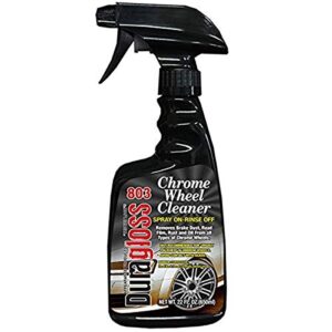 duragloss 803 automotive chrome wheel cleaner – 22 oz.