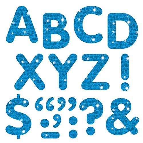 TREND enterprises, Inc. Blue Sparkle 2" Stick-EZE Sparkle Letters