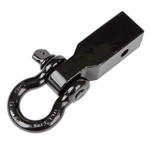 rugged ridge 11234.01 receiver shackle bracket , black