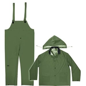 CLC Custom Leathercraft Climate Gear R131 2 Piece Heavyweight PVC Trench Coat 3XL