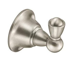 moen dn6803bn sage single robe hook, brushed nickel