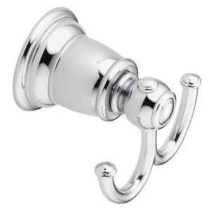 moen yb5403ch kingsley double robe hook, chrome