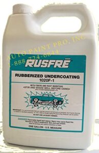 automotive spray-on rubberized undercoating material, 1-gallon rus-1020f6