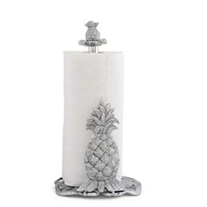 Arthur Court Pineapple Countertop Decorative Paper Towel Holder Aluminum Metal 14.5 inch Standing Tall