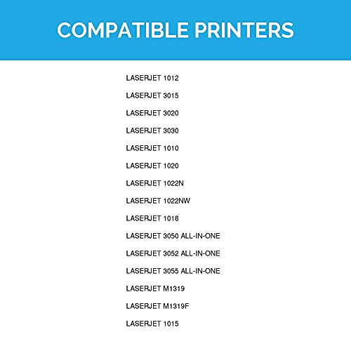 LD Products Compatible Replacement for HP 12A Black Toner Cartridge 3-Pack for Use in Laserjet: 1010, 1012, 1018, 1020, 1022, 1022n, 1022nw, 3015, 3020, 3030, 3050, 3052, 3055, M1319, M1319f