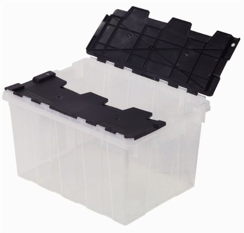 GSC 211512 Flip Top Tote Clear Base with Black Lid