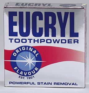 eucryl toothpowder original powerful stain removal 50g