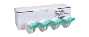 lexmark advanced booklet staples, 5000 staples/ctg, ea=box of 4 ctgs (21z0357)