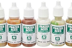 Vallejo Panzer Aces No #2 Paint Set, 17ml