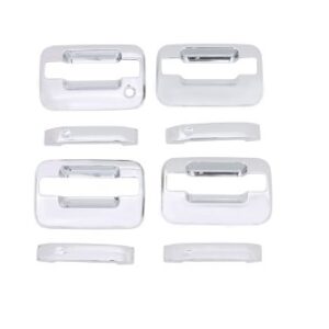 Auto Ventshade AVS 685302 Chrome Door Handle Covers, 4-Door Set for 2004-2014 Ford F-150 without Keypad or Passenger Keyhole