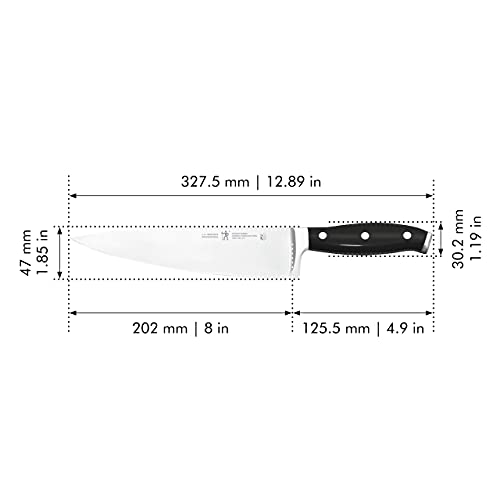 J.A. Henckels International Forged Premio 8-Inch Chef -,Black