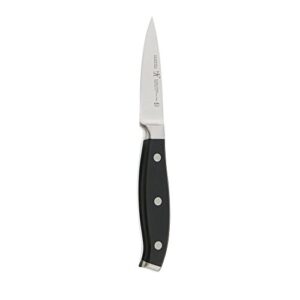 henckels forged premio paring knife, 3-inch, black/stainless steel