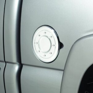 Auto Ventshade [AVS] Fuel Door Cover - Chrome | 688773 | Fits 2002 - 2006 Avalanche, 2001 - 2006 Suburban/Escalade EXT/Yukon XL, 2001 - 2007 Silverado/Sierra 1500/2500/3500 Classic/Crew Cab