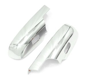 auto ventshade 687665 chrome mirror cover (lower half), 2 piece