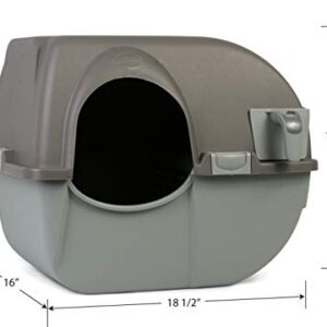 Omega Paw Self-Cleaning Litter Box, Regular, Taupe