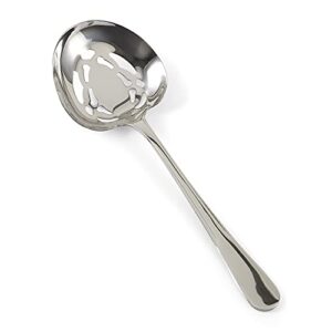 rsvp international endurance flatware collection stainless steel, dishwasher safe, berry spoon