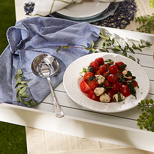 RSVP International Endurance Flatware Collection Stainless Steel, Dishwasher Safe, Berry Spoon