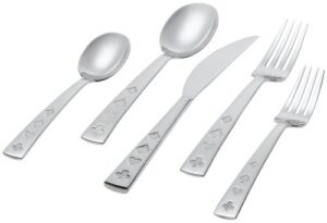 ginkgo international vegas 20-piece flatware place setting, service for 4